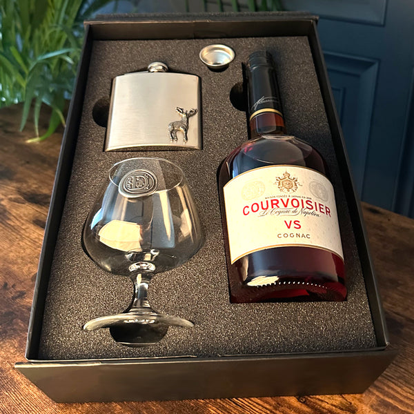 Luxury Brandy Gift Set Includes Bottle, Personalised Brandy Glass, 6oz ...
