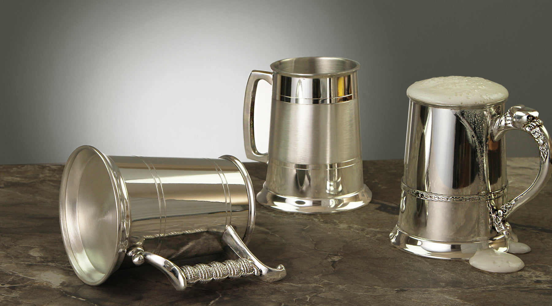 LUXURY PEWTER BEER MUG TANKARDS - UK-englishpewter