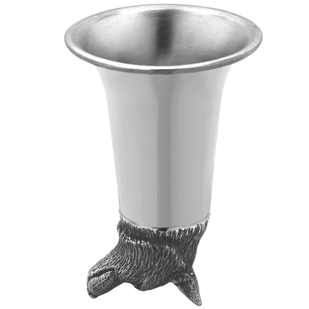 Fox Head Pewter Stirrup Cup - UK-englishpewter